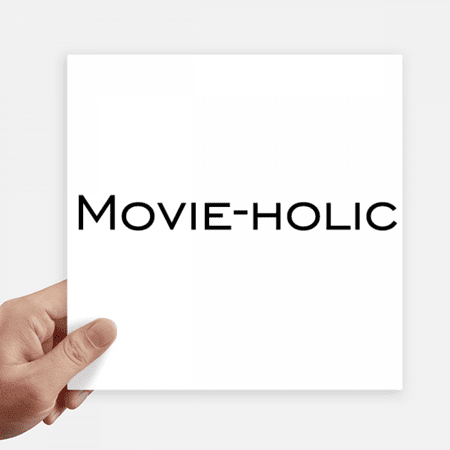 Stylish Word Movie-holic Sticker Tags Wall Picture Laptop Decal Self ...