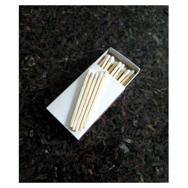 250 Plain White Cover Wooden Matches Box Matches with White Heads (5 ...