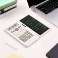 WLOELOEW White Scientific Calculator With Handwriting Tablet 240 ...
