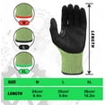 EvridWear ANSI A7 Cut Resistant Gloves, 3 Pairs Touchscreen Cutting ...