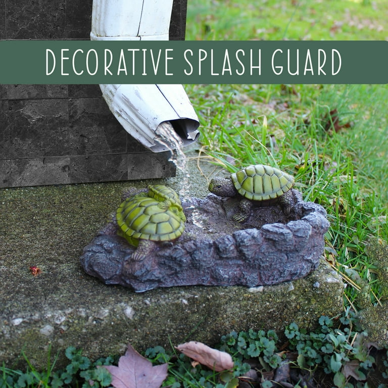 Decorative Splash Block Gutter Creatures Downspout Extensions | Shelly ...
