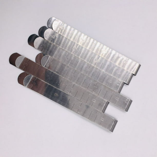 20 Pack Stainless Steel Hem Sewing Clips 3 Inch Measuring Ruler ...