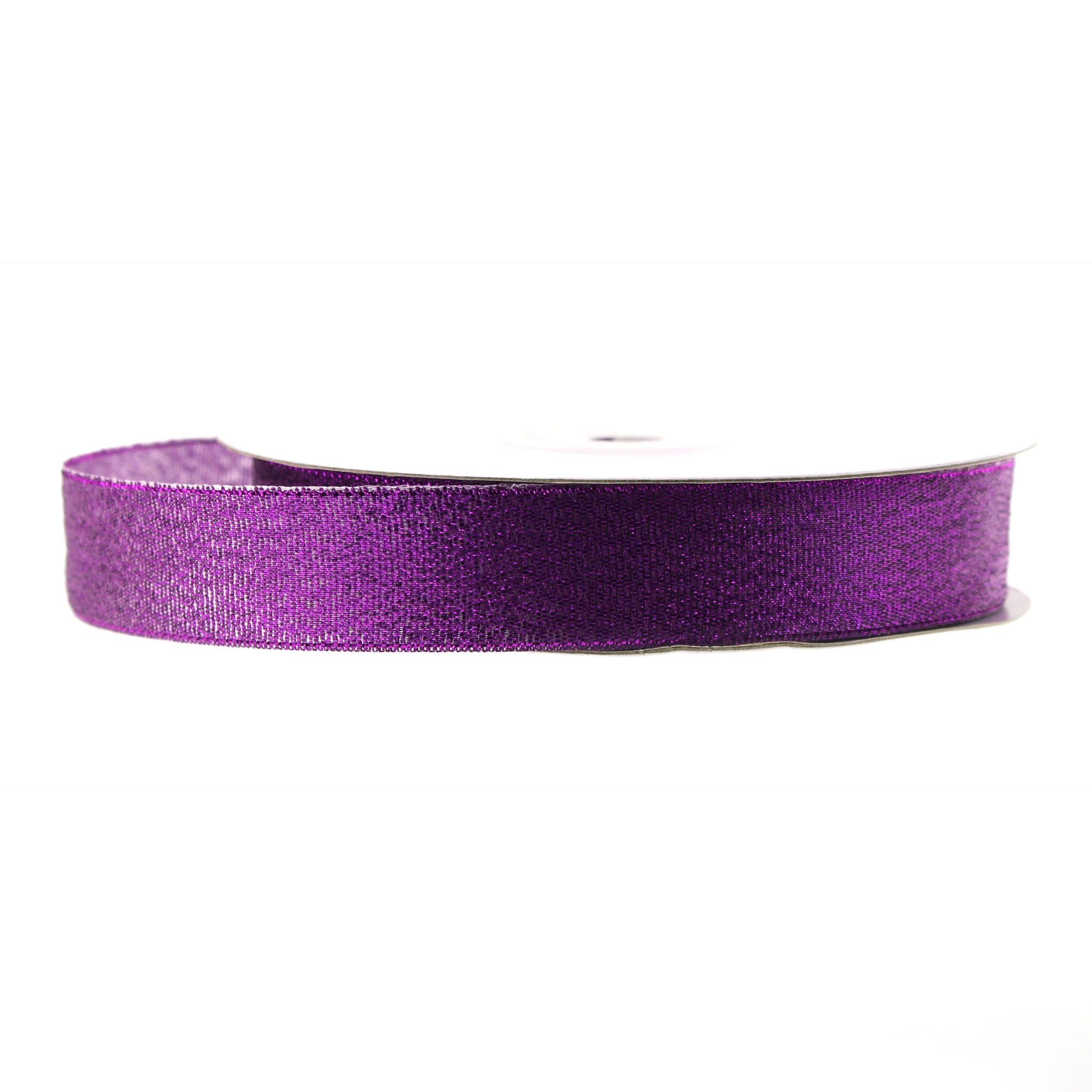 Metallic Taffeta Christmas Ribbon, 5/8-inch, 25-yard, Purple - Walmart.com