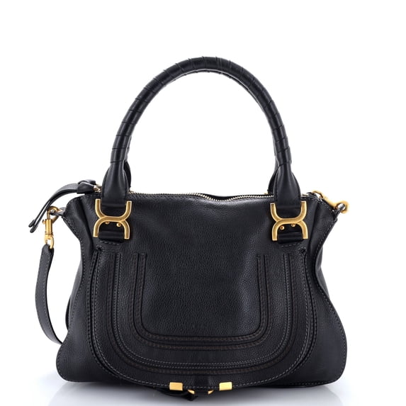 Pre-Owned Marcie Satchel Leather Medium By Rebag - Walmart.com