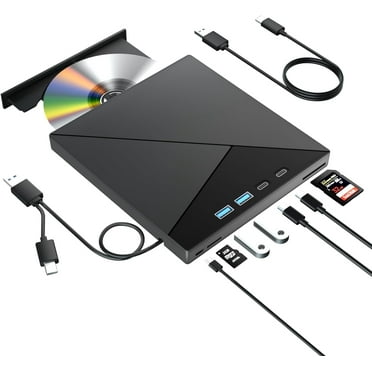 External Blu Ray Drive for Laptop PC Portable BD CD DVD Player Burner ...