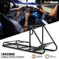 MoNiBloom Racing Simulator Cockpit Fit for Logitech, Thrustmaster, PS5 ...
