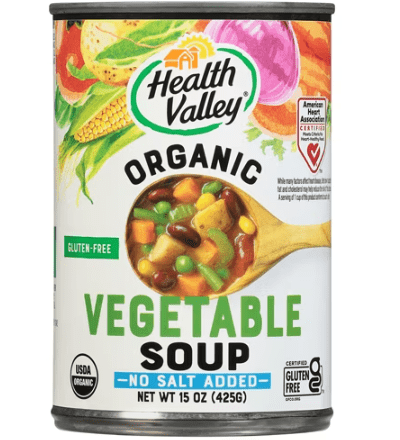 Health Valley Organic Soup No Salt Added Vegetable 15 fl oz - Walmart.com
