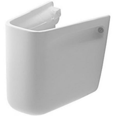Duravit 8571800002 D-Code Siphon Cover for Bathroom Sink in White ...