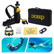 DIDEEP 1L Mini Scuba Kit, Portable Oxygen Tank, Underwater Gear, USA ...