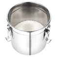 12L Stainless Steel Cereal Rice Storage Container Bucket Airtight ...