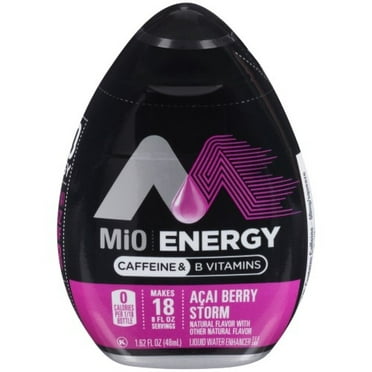 MiO Energy Acai Berry Flavoring Liquid Water Enhancer (Pack of 10 ...