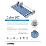 Dahle 507 Personal Rotary Trimmer, 12" Cut, 7 Sheet Max, Self ...