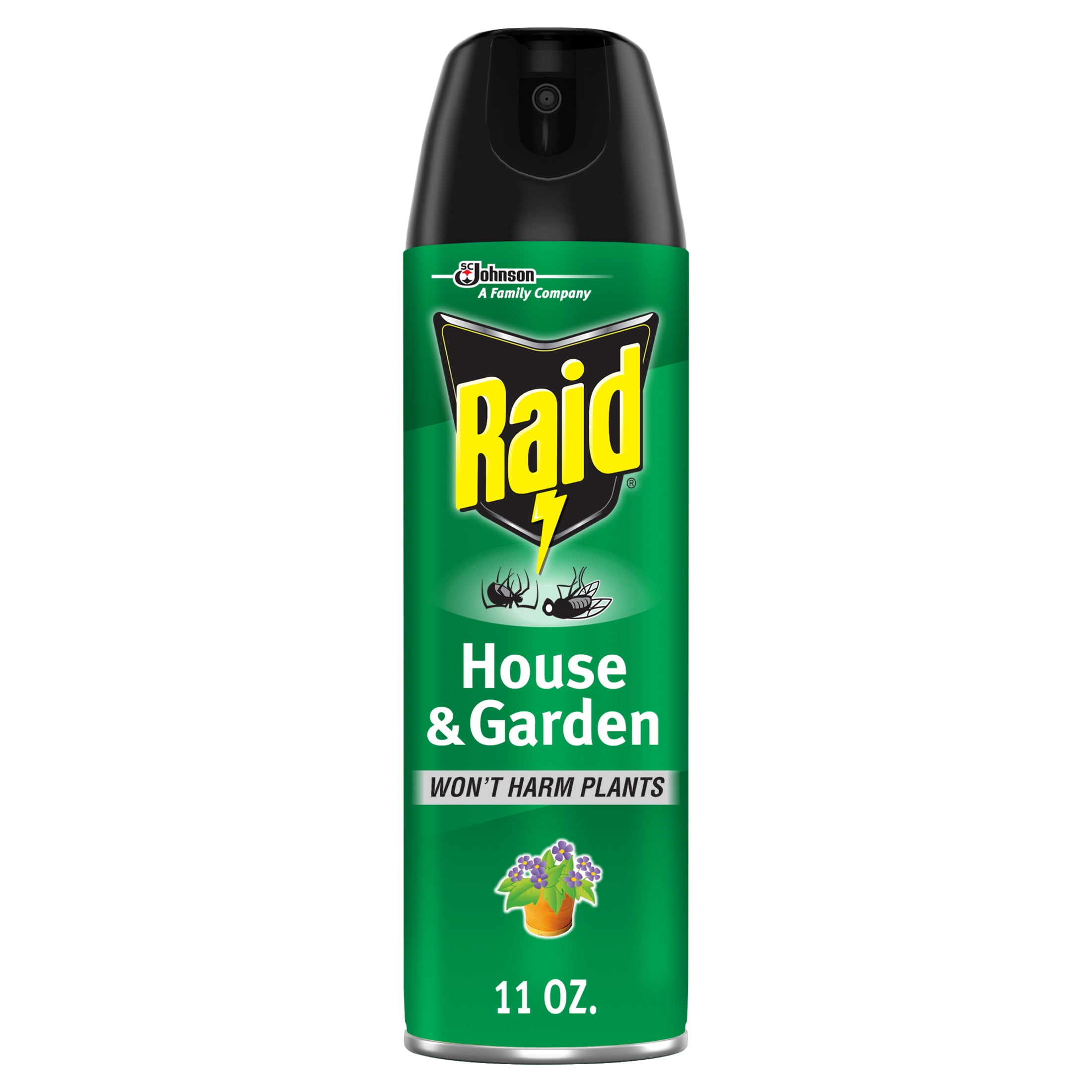 Raid House Garden Flying Insect Killer Without Harming Plants Aerosol Insecticide Spray 11 oz Walmart