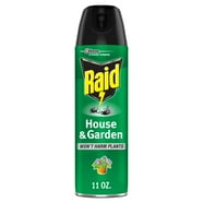 Raid House & Garden Aerosol, 11 OZ, Pack of 3 - Bug Killer, Pesticide ...