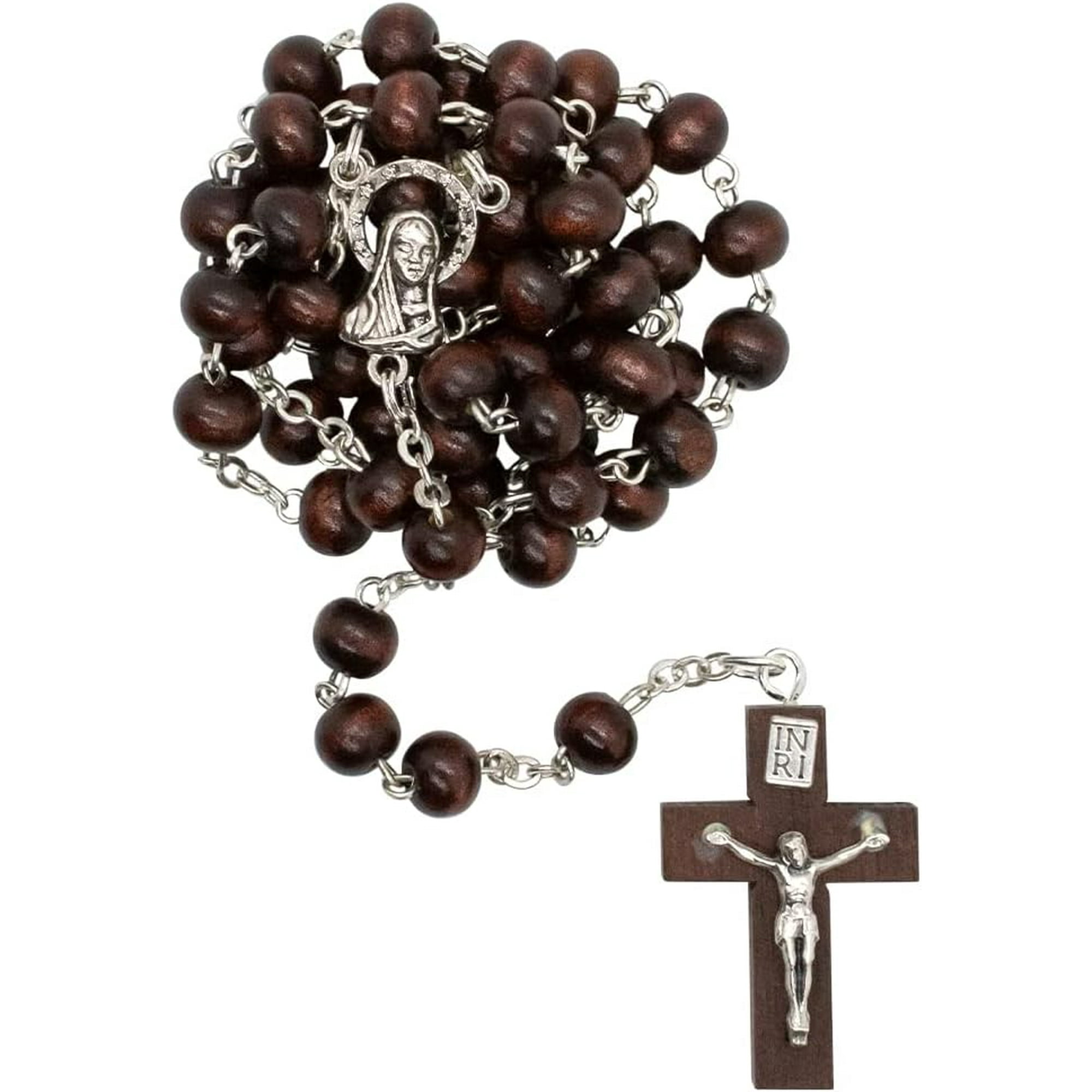 Click here for Hsmeiegadovf Classic Wooden Rosary Wood Hail Mary... prices