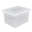Office Depot Stackable File Tote Box - Lid Organizer & Storage ...