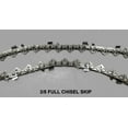 Professional 3/8" Chainsaw Chain Full Chisel Skip Tooth 84DL .050 Gauge ...