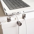 Cable Anchors for Desk Organization Gun Metal | Premium Aluminum Cord ...