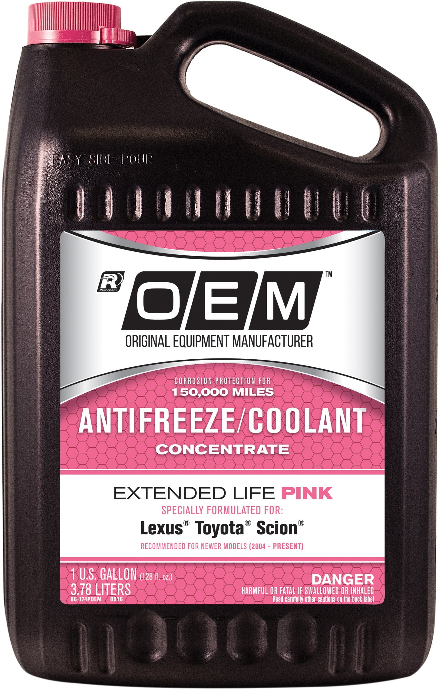 Concentrado anticongelante Recochem OEM Extended Life Pink 3,78 L ...