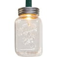Kurt Adler UL 10-Light Clear Mason Jar Light Set - Walmart.com