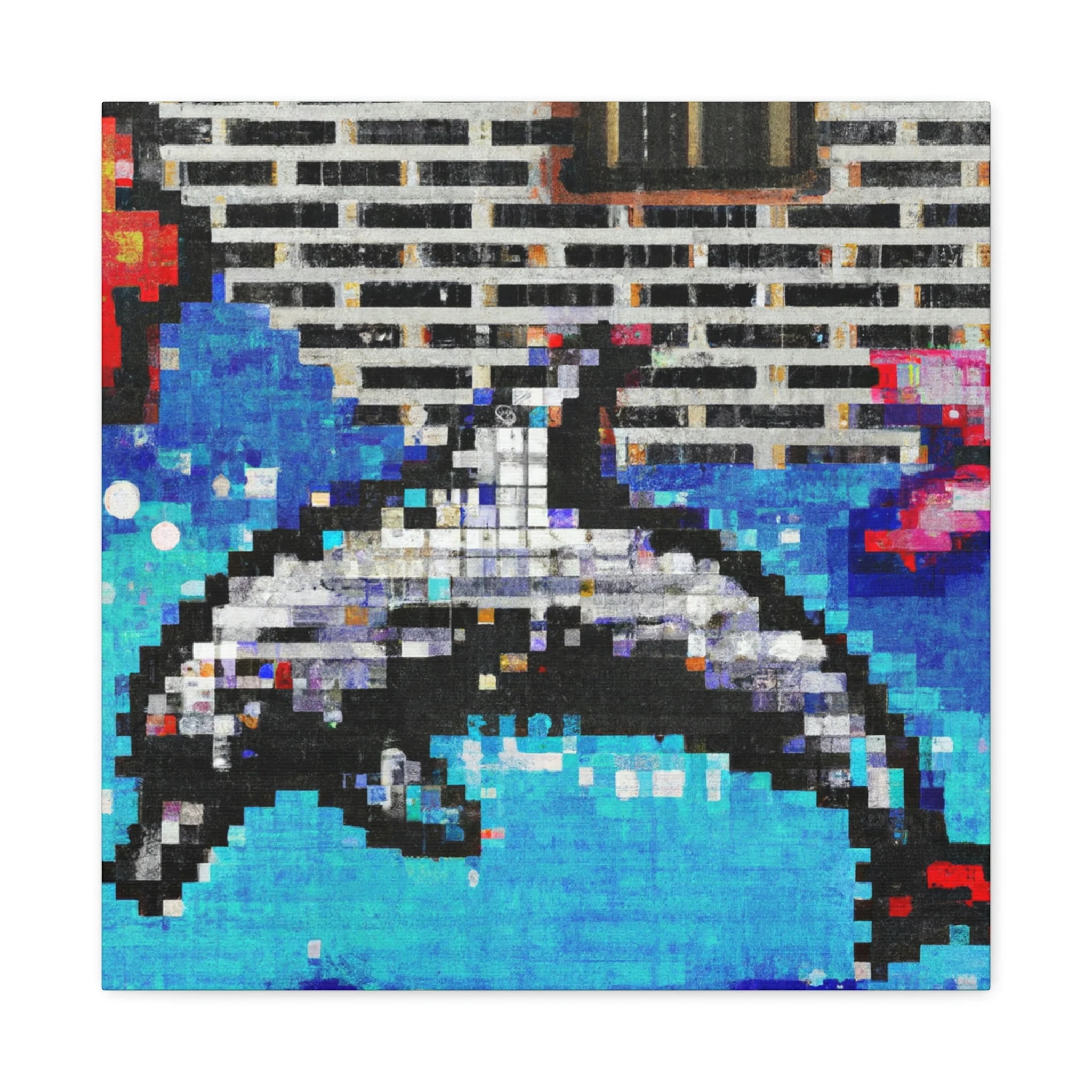 Sea of Dots - Canvas - Walmart.com