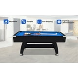 RACK Draco 7-Foot Tournament Billiard/Pool Table with Ball Return Set ...