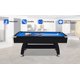 RACK Draco 7-Foot Tournament Billiard/Pool Table (Blue Felt with Black ...