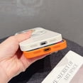 Case for iPhone 17, Magnetic Ring Kickstand Large Window Tempered Glass ...