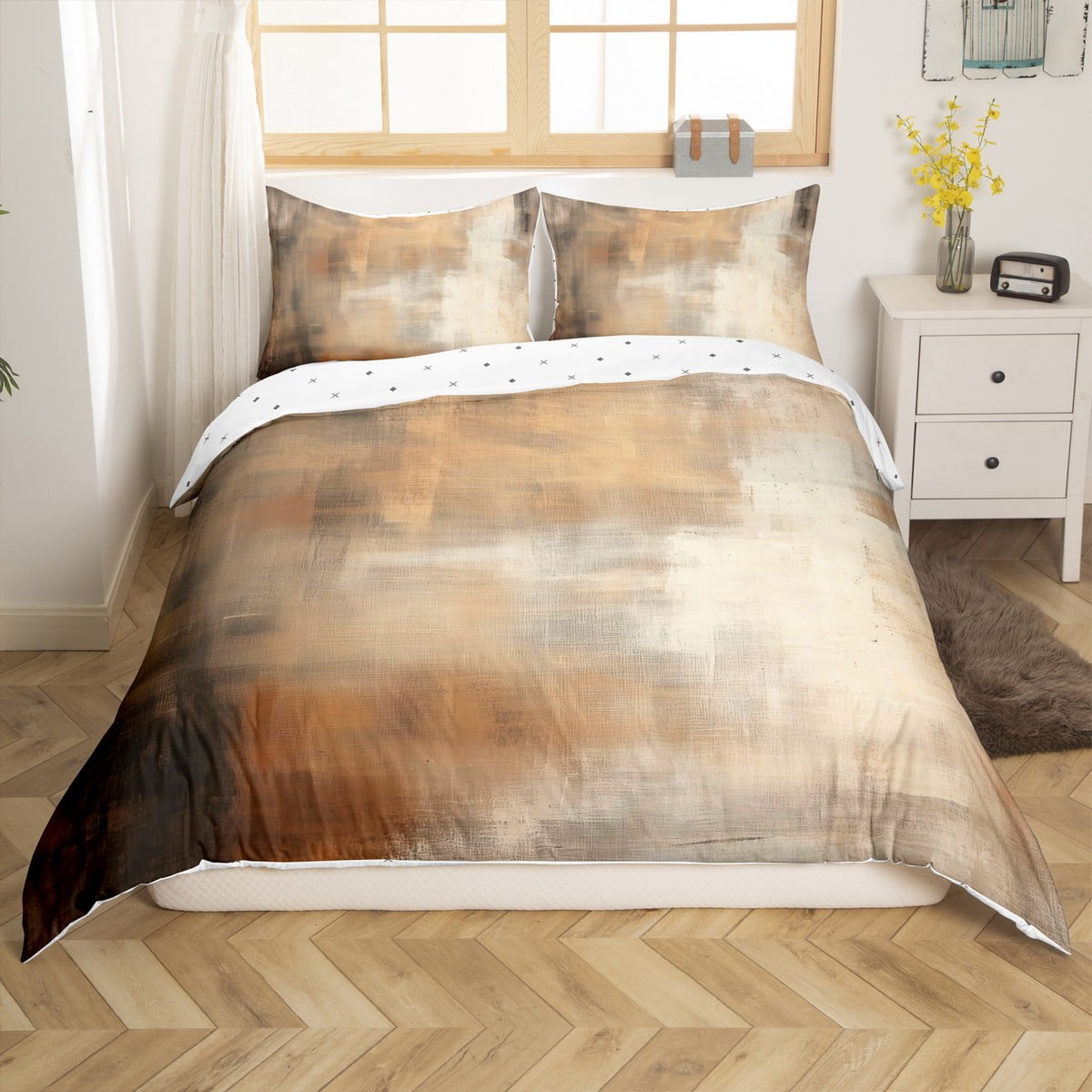 Click here for Erosebridal Black Brown Ombre Duvet Cover Full  Ab... prices