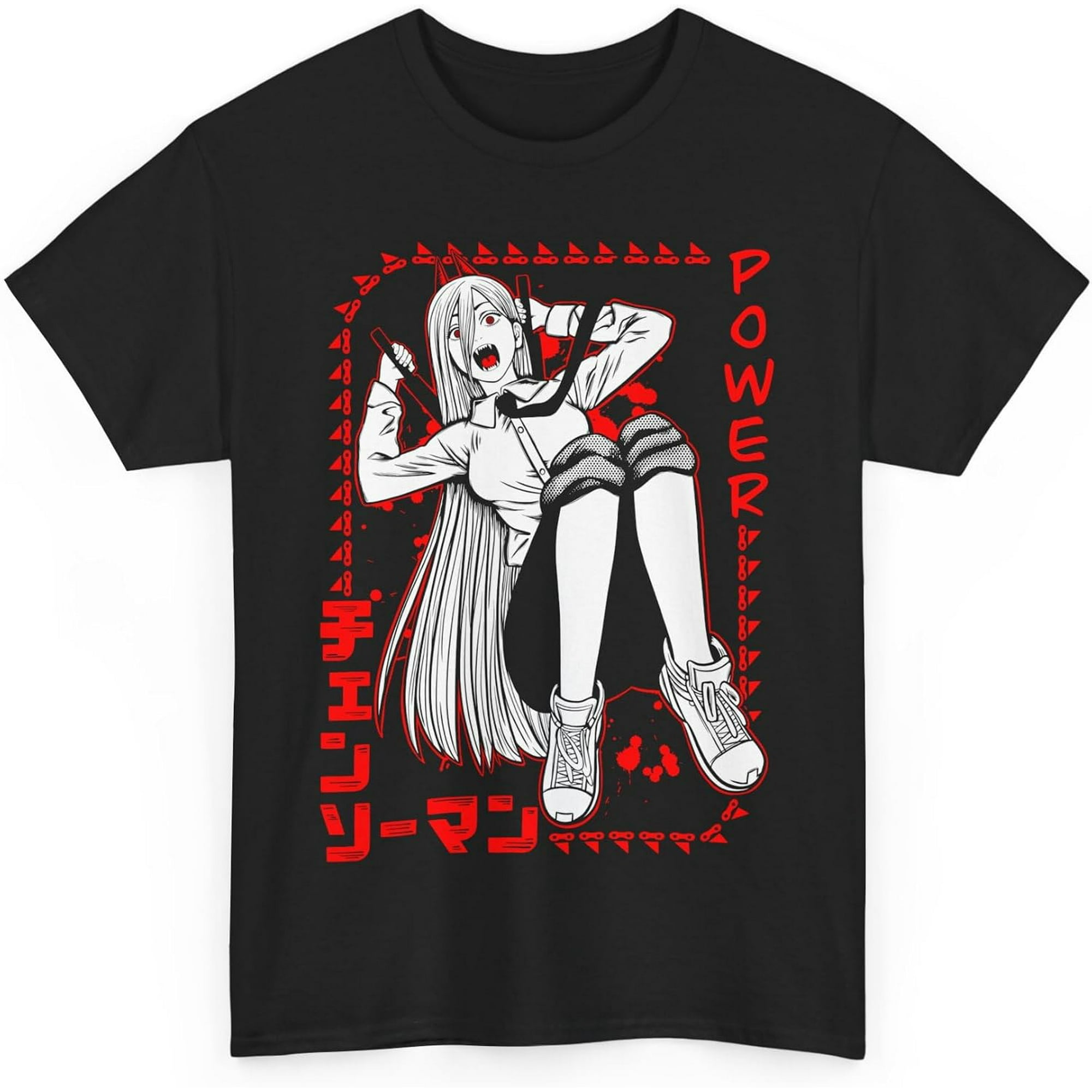 Click here for Haiker Power Chainsaw Anime Man T-Shirt Merch Casu... prices