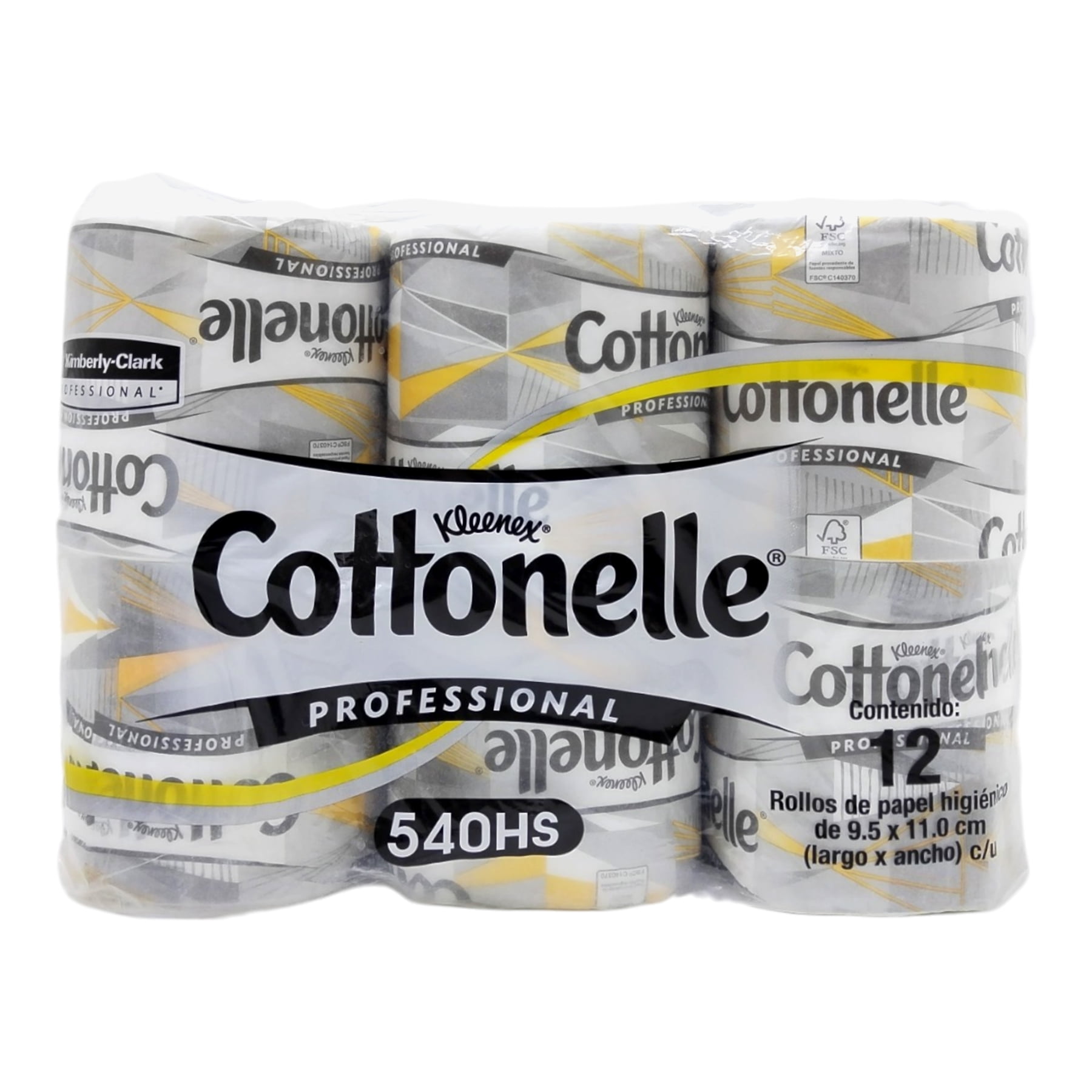 Papel Kleenex Cottonelle Profesional 12 Rollo de 540 hs - FARVISAN | Bodega Aurrera en línea