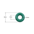 Uxcell 8mm OD 3mm ID 2.5mm Width Fluorine Rubber Seal O Rings Green 20 ...