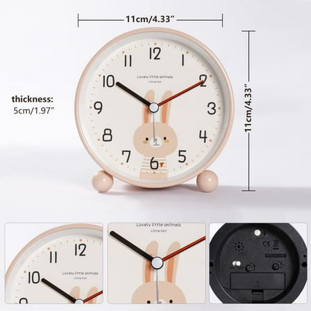 QUETO Toddler Boy Girl Alarm Clock, Educational Alarm Clock for Kids ...