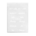The Home Edit Clear Multipurpose Labels Pack of 24 for Organization ...