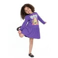 Def Leppard Toddler Girls Drop Waist Dress with Long Sleeves, Sizes 12M ...