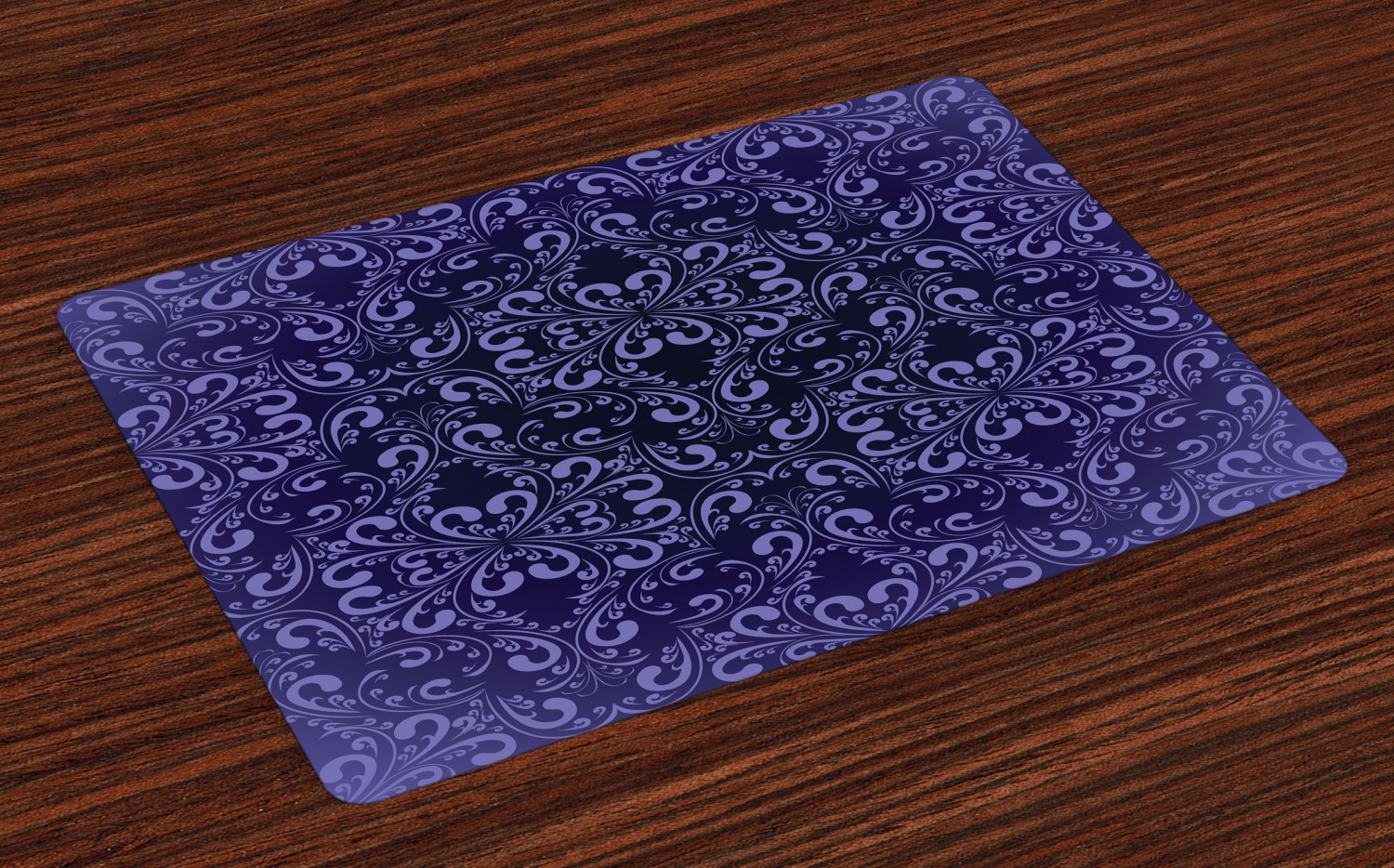 Vintage Placemats Set of 4 Floral Timeless Renaissance Themed Romantic ...