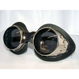 Classic Round Lens Moto Goggles Motorcycle MX Vespa Jeep Motorbike ...