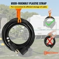 40 Foot Heavy Duty Extension Cord, 10 Gauge 30 Amp Outdoor Power Cable ...
