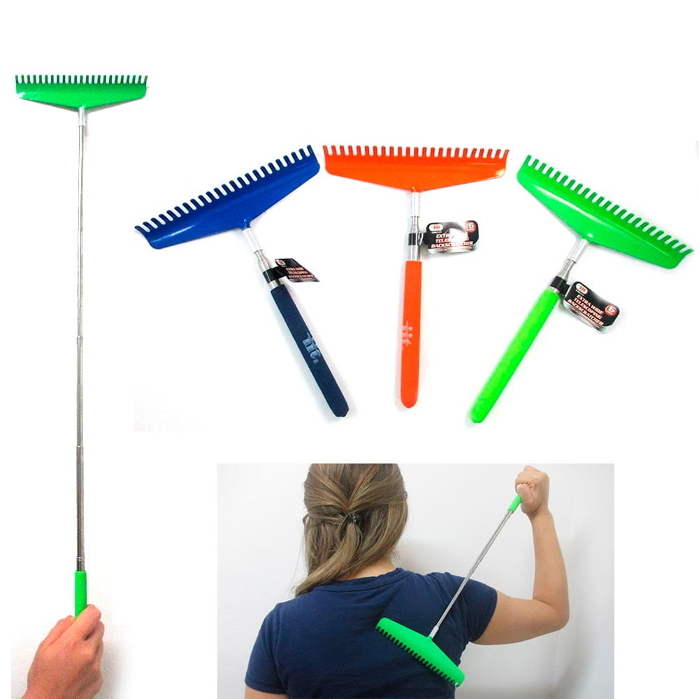2 Pc Wide Telescoping Back Scratcher Extendable Telescopic Massager ...