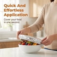 ABPETE Pop-Up Aluminum Foil Lids,eusable Heat-Retaining Covers ...