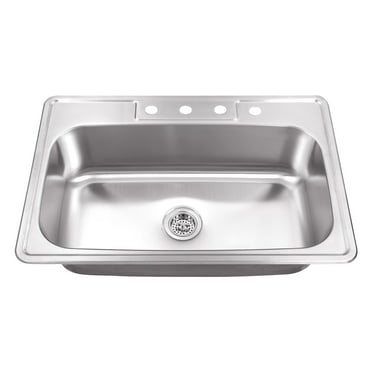 Proflo Pflt2522d 24-1/2" Single Basin Drop-In Composite Laundry Sink ...