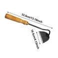 All-Steel Hardened Hollow Hoe, 2026 Garden Hand Hoe/Sickle Weed Puller ...