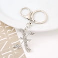 Decorative keychain,Initial Letter Keychain for Women Girls, Bling ...