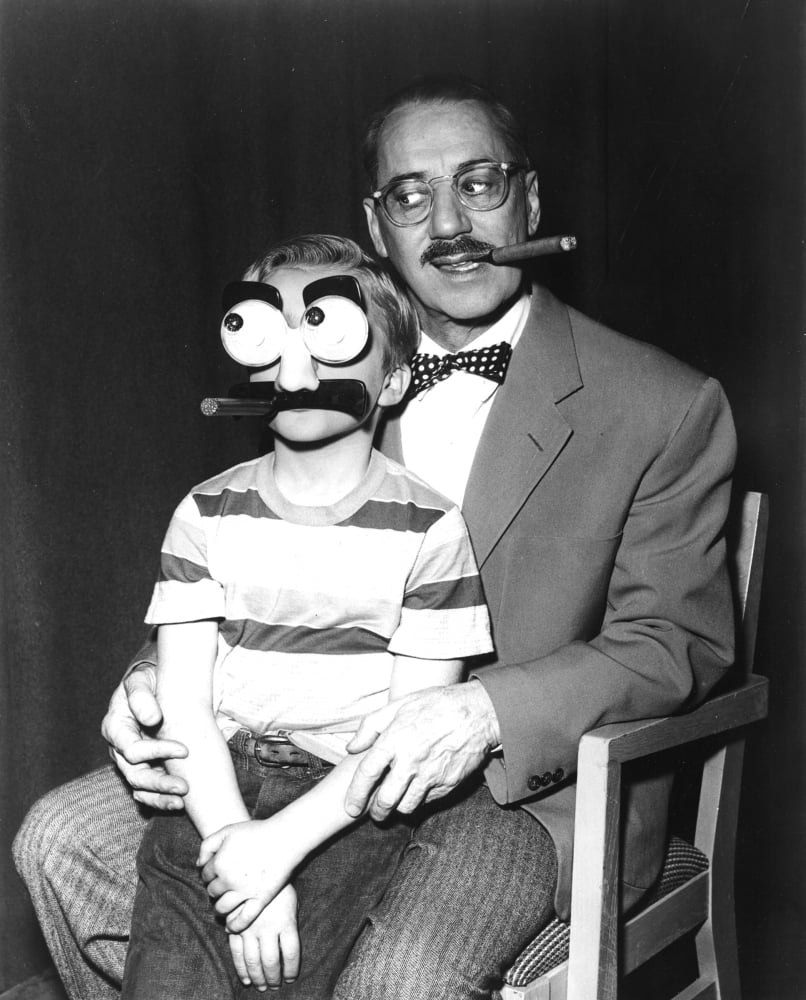 Groucho Marx And A Child With A Groucho Mask History (18 x 24 ...