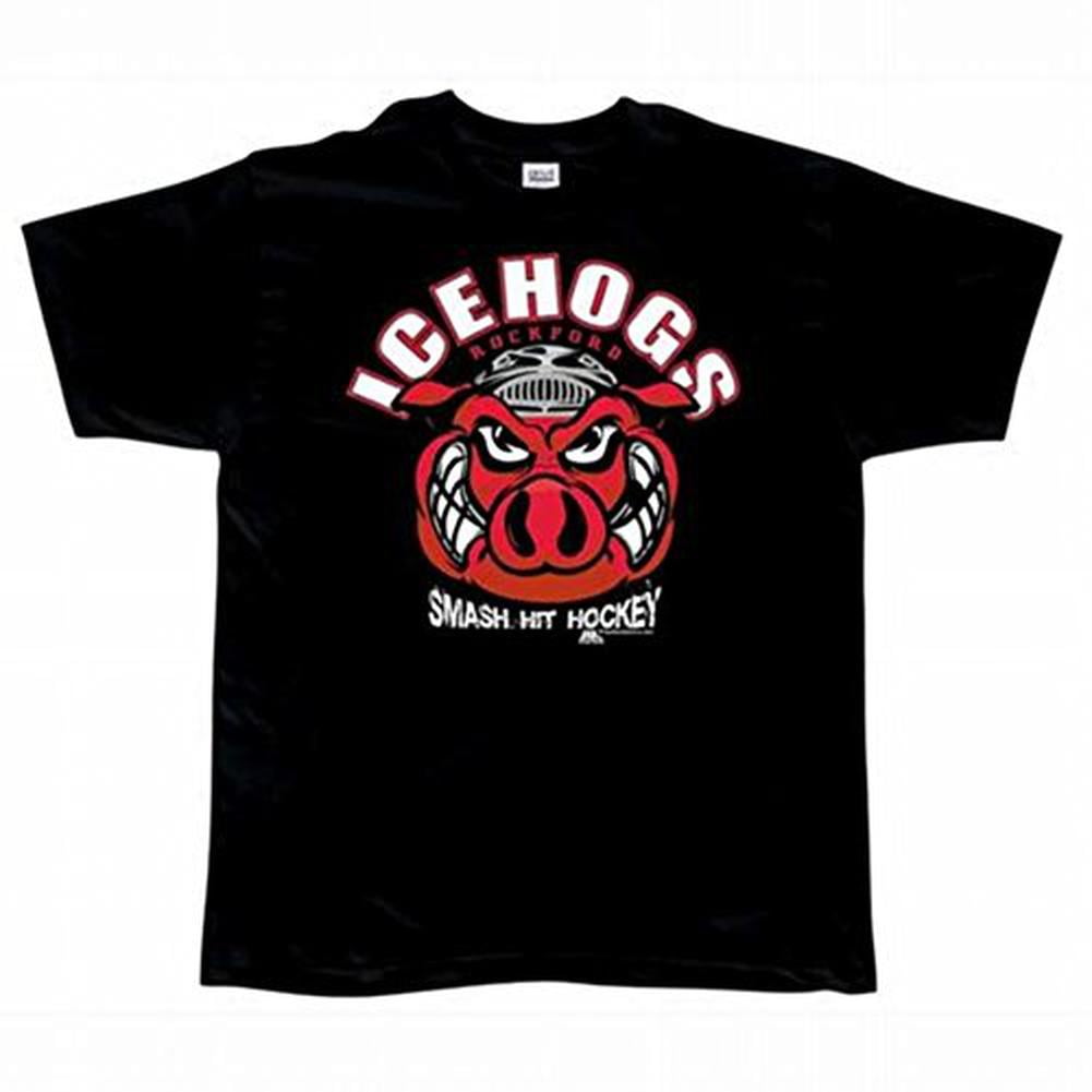 Rockford IceHogs - Rockford IceHogs - Smash Hit Hockey Black Adult T ...