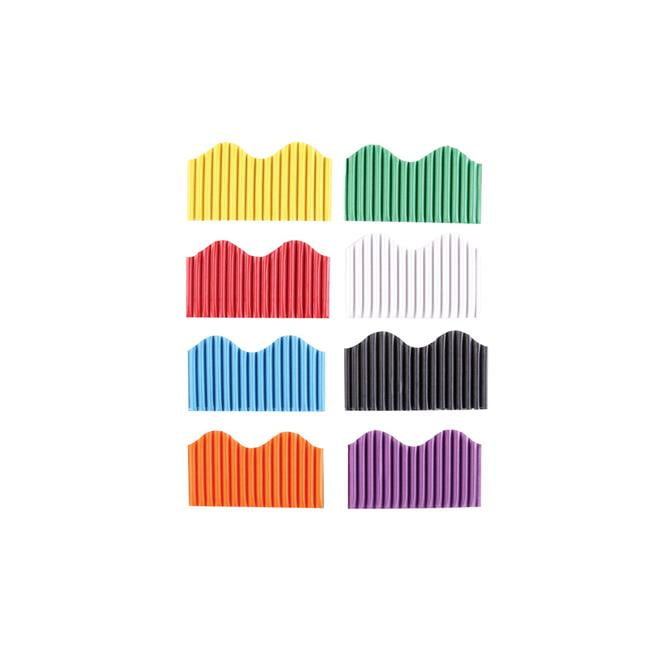 School Smart 1513684 Corrugated Border Trim, Assorted Colors - Pack of ...