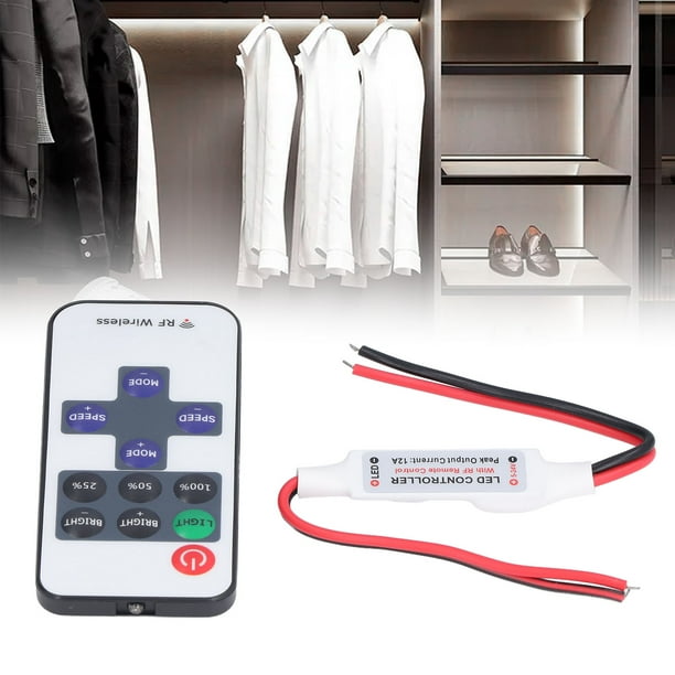 RF Remote Controller, 11 Key Dimmer Switch 8 Single Color Modes For ...