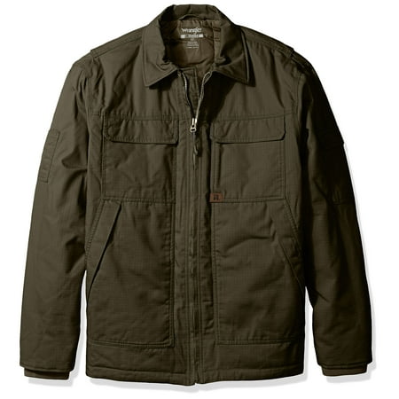 Wrangler RIGGS WORKWEAR Men's Big and Tall Ranger Jacket, Loden, Tall ...