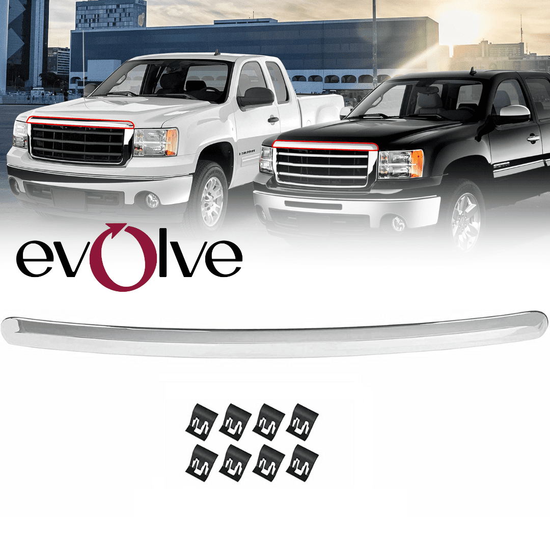 For 2007-2013 GMC Sierra Denali 1500 Front Upper Hood Molding Chrome ...