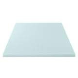 Mellow 2.5" Cooling Gel Memory Foam Mattress Topper, Full, Ventilated ...